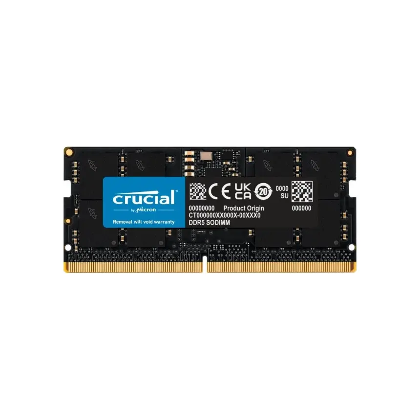 RAM SODIMM DDR5 16GB Crucial 5600MHz C46 CT16G56C46S5