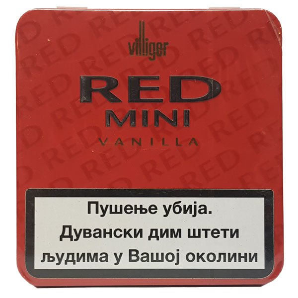 Villiger Red Mini Vanila Cigarilosi 20/1