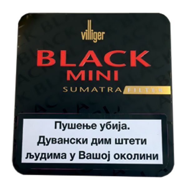 Villiger Black Mini Sumatra Filter Cigarilos 20/1