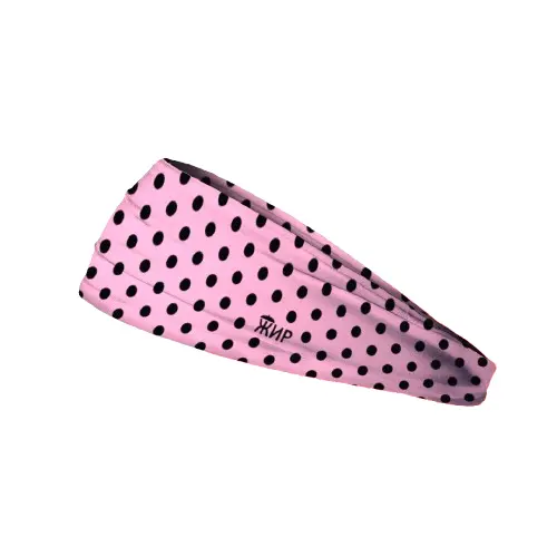 ŽIR ATHLETICS Traka za glavu Pink Polka