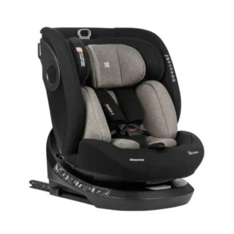 KIKKA BOO Autosedište I-Hike I-SIZE ISOFIX, 40-150 cm, Bež-crno