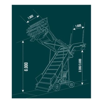 Gonella 6 - 190 D izuzimač silaže sa glodalom
