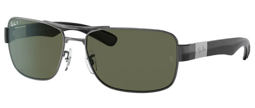 Ray Ban Unisex sunčane naočare 0RB3522 004/9A 64, Polarizovane, Crne