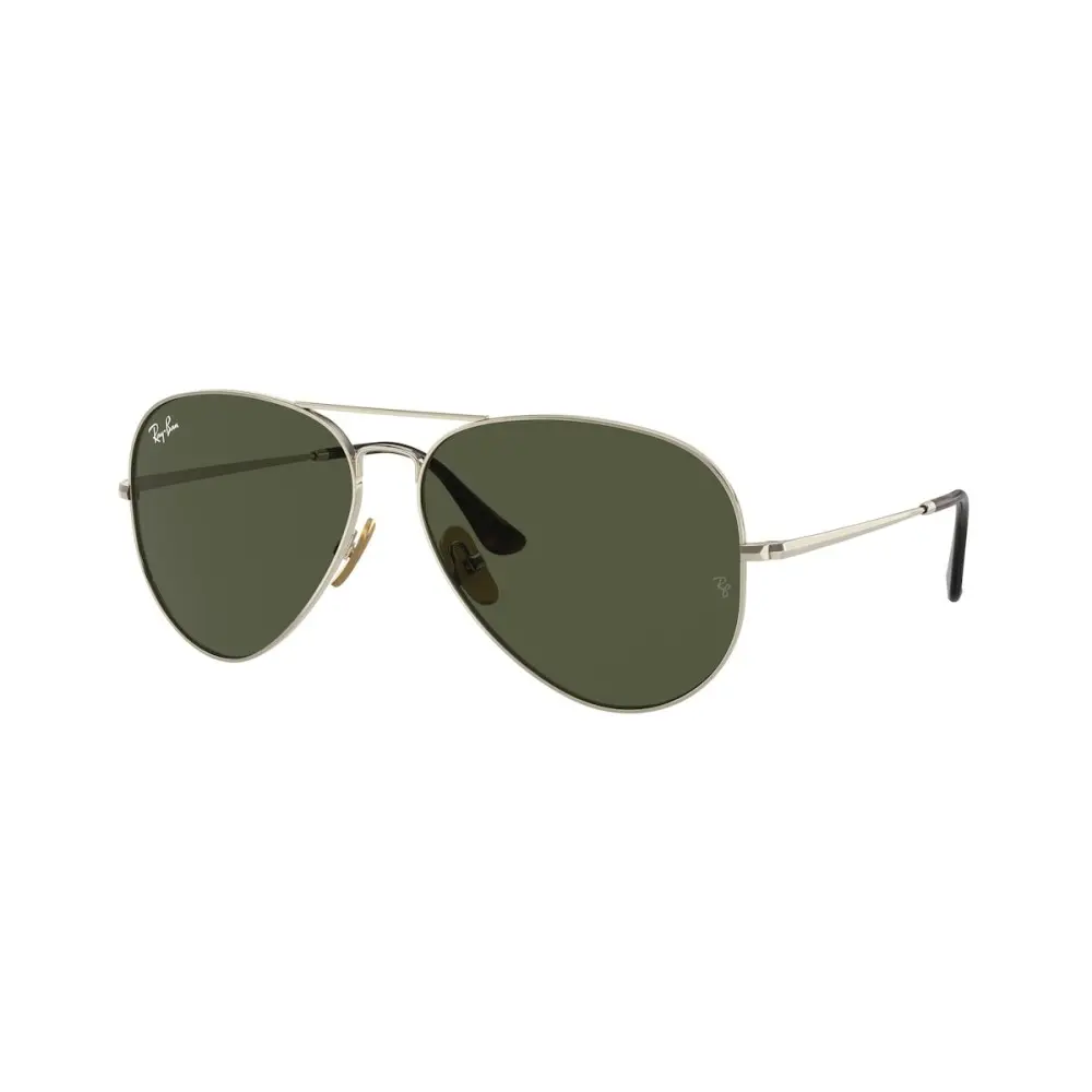 Ray Ban Naočare za sunce Aviator Titanium 0RB8089 926531 62, Srebrne boje