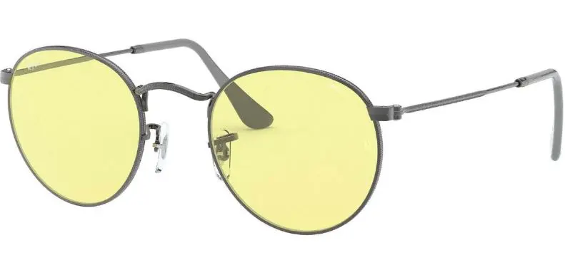 Ray Ban Unisex sunčane naočare 0RB3447 004/T4 50/53 Round EVOLVE, Žuto- crne