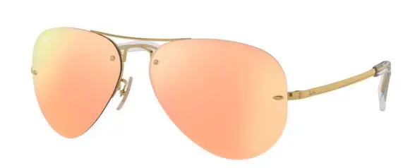 Ray Ban Unisex sunčane naočare 0RB3449 001/2Y59, Roze