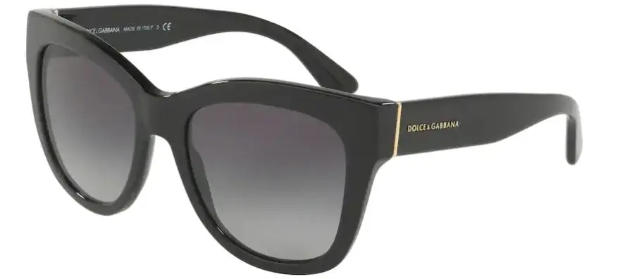 DOLCE & GABBANA Ženske naočare za sunce 0DG4270 501/8G55, Crne