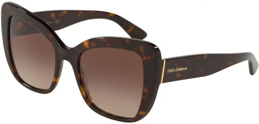 DOLCE & GABBANA Ženske naočare za sunce 0DG4348 502/1354, Braon