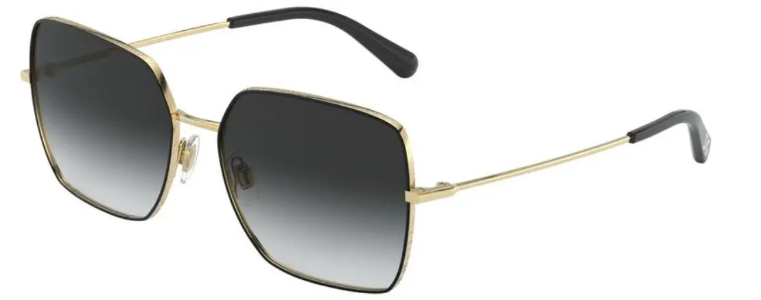 DOLCE & GABBANA Ženske naočare za sunce 0DG2242 13348G 57, Zlatne boje