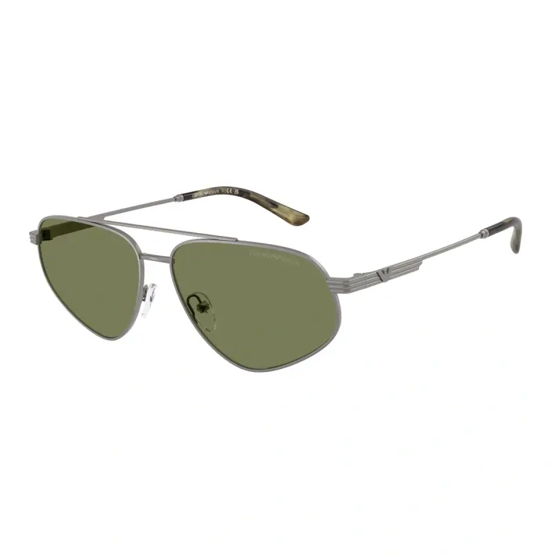 EMPORIO ARMANI Muške naočare za sunce 0EA2156 30032A 59, Srebrno-zelene