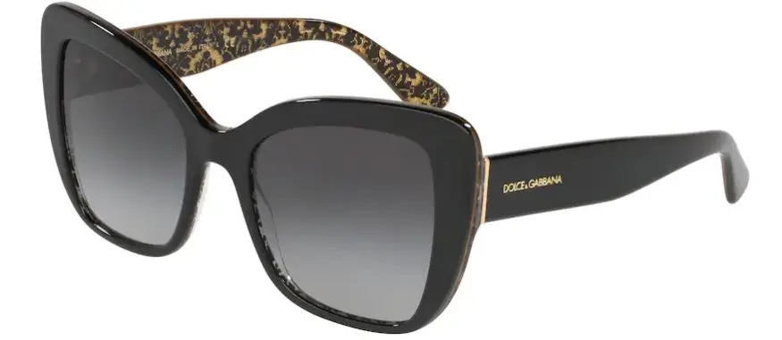 DOLCE & GABBANA Ženske naočare za sunce 0DG4348 32158G 54, Crne