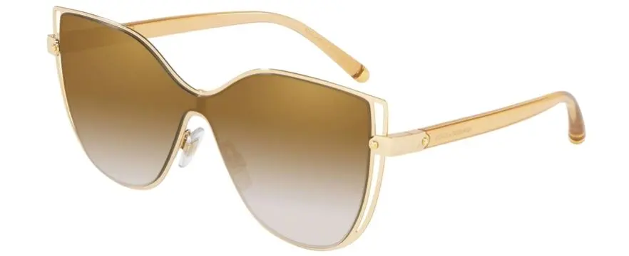 DOLCE & GABBANA Ženske naočare za sunce 0DG2236 02/6E 28, Zlatne