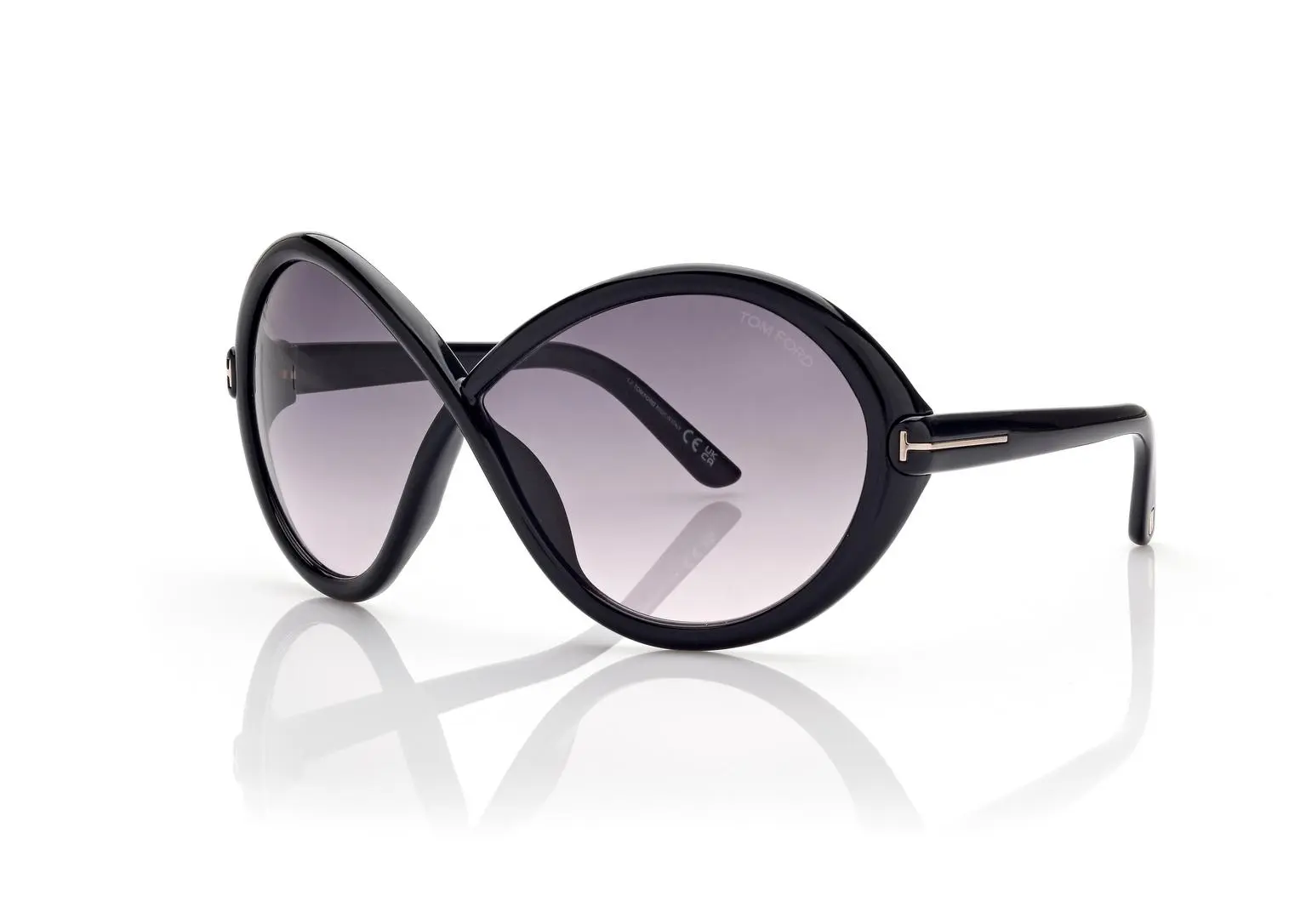 TOM FORD Ženske naočare za sunce Jada 0FT1070 01B68, Crne