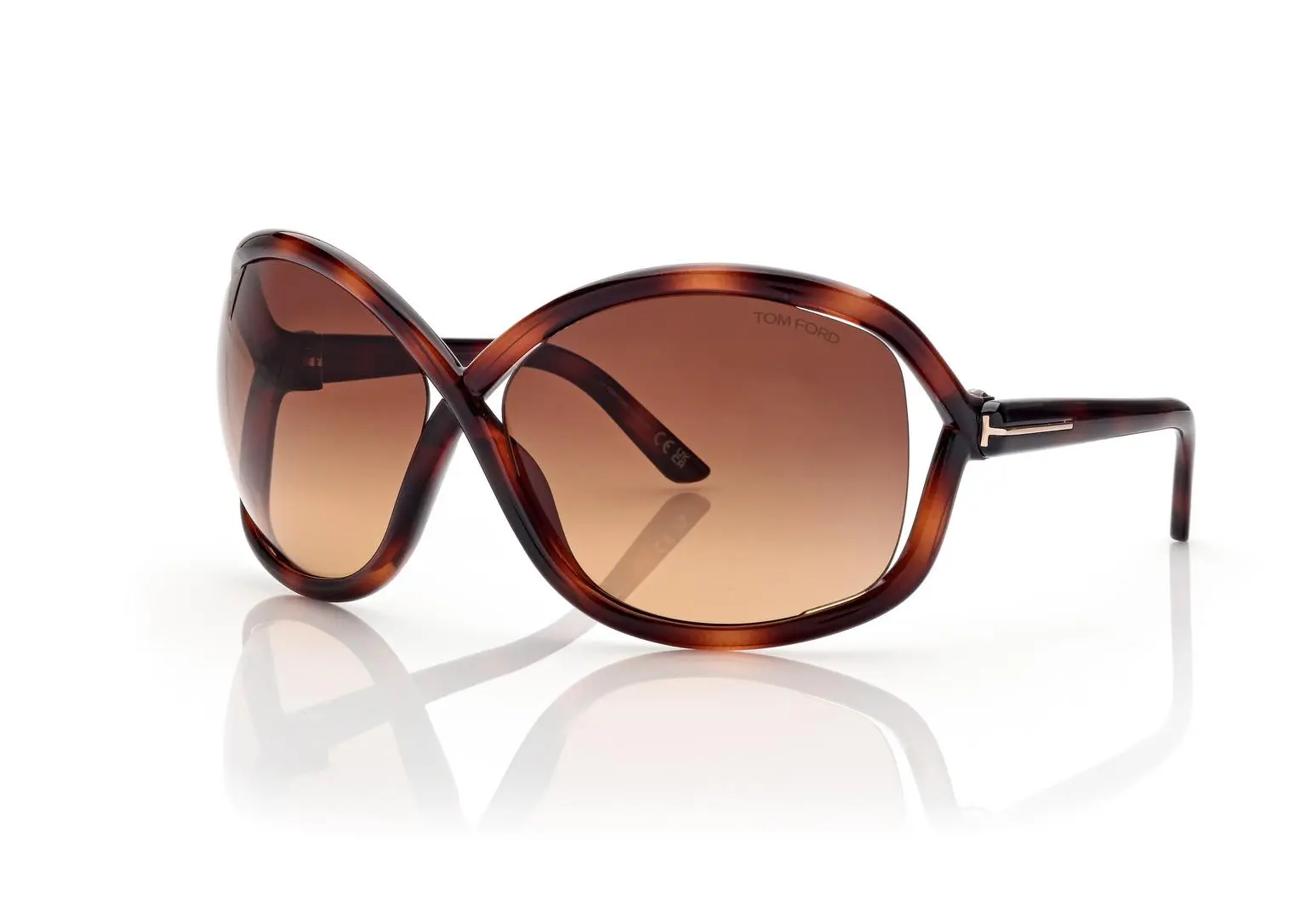 TOM FORD Ženske naočare za sunce Bettina 0FT1068 52F68, Braon