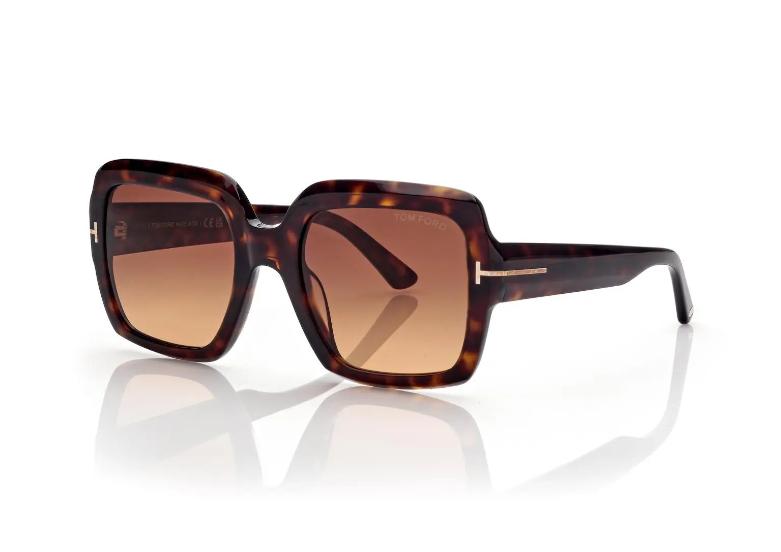 TOM FORD Ženske naočare za sunce Kaya 0FT1082 52F54, Braon