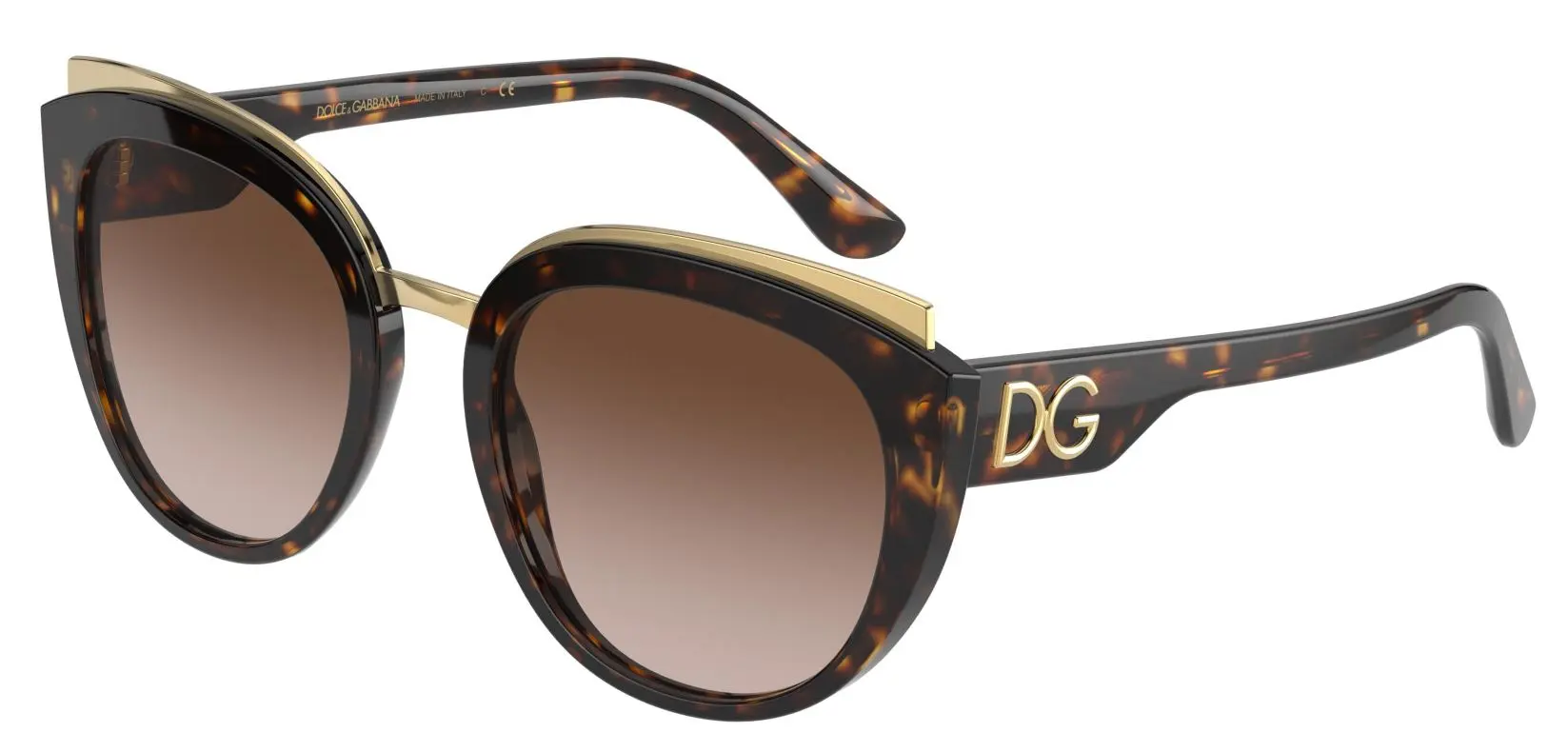 DOLCE & GABBANA Ženske sunčane naočare 0DG4383 502/13 54, Braon