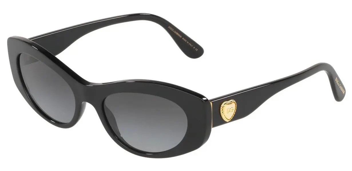 DOLCE & GABBANA Ženske sunčane naočare 0DG4360 501/8G 53, Crne