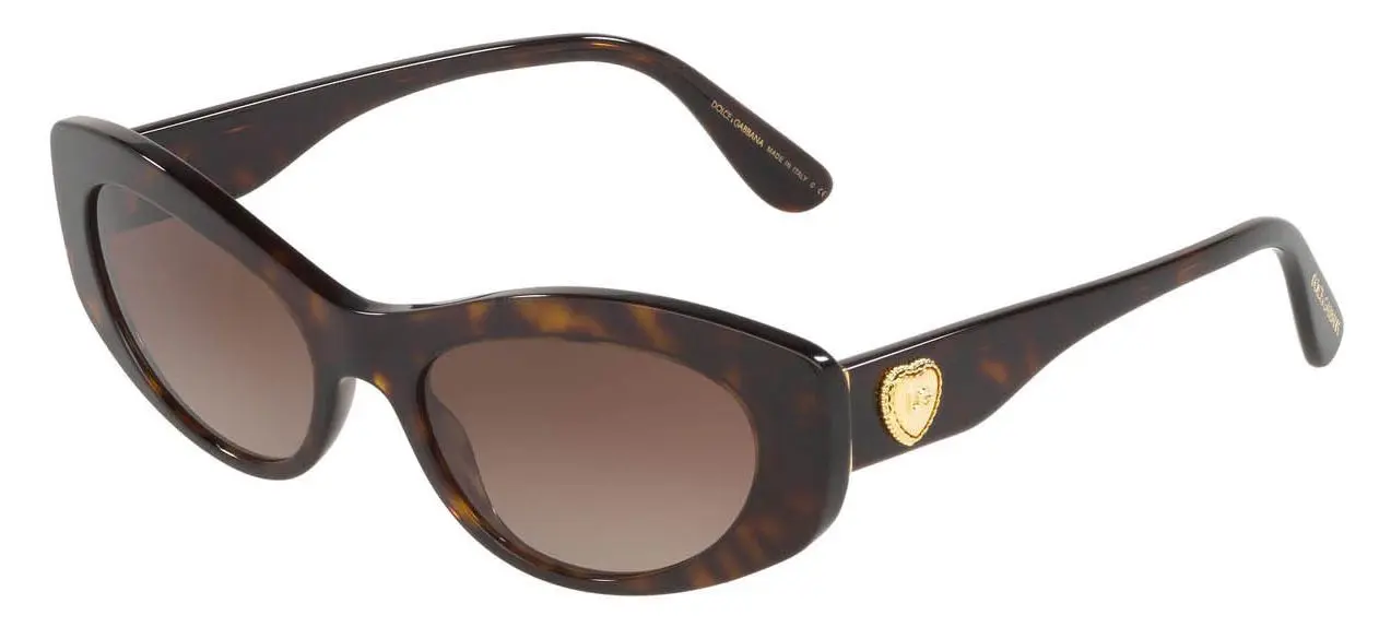 DOLCE & GABBANA Ženske sunčane naočare 0DG4360 502/13 53, Braon