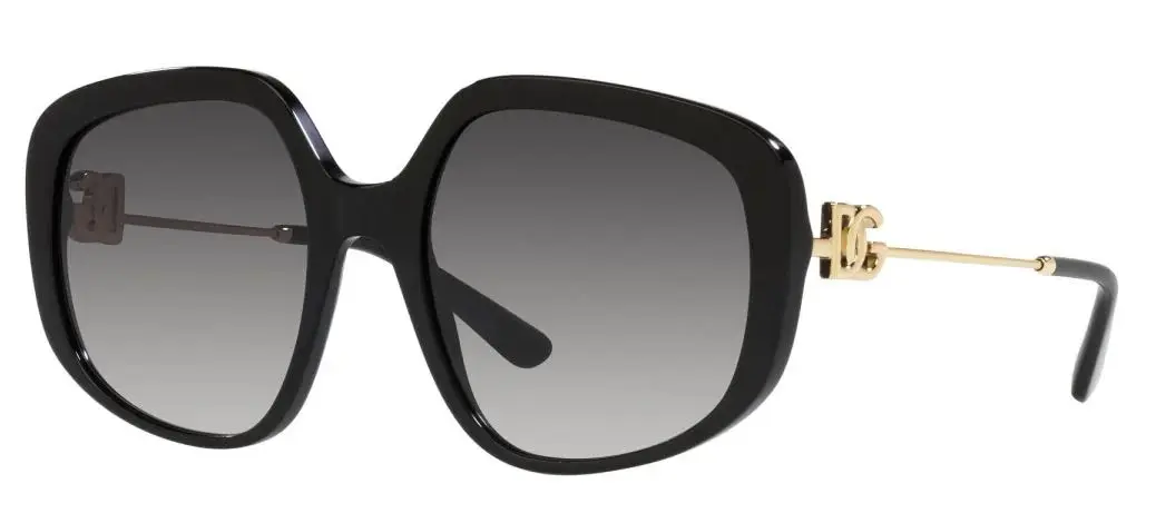 DOLCE & GABBANA Unisex sunčane naočare 0DG4421 501/8G 57, Crne