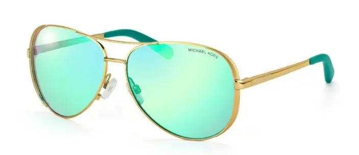 Michael Kors Ženske naočare za sunce MK5004 10043R, Zeleno-zlatne boje