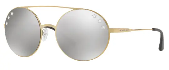 Michael Kors Ženske naočare za sunce MK1027 11936G, Zlatne boje