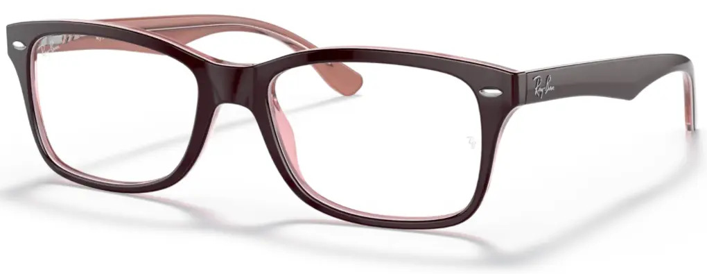 Ray Ban Okvir za naočare 0RX5228 8120 50, Bordo