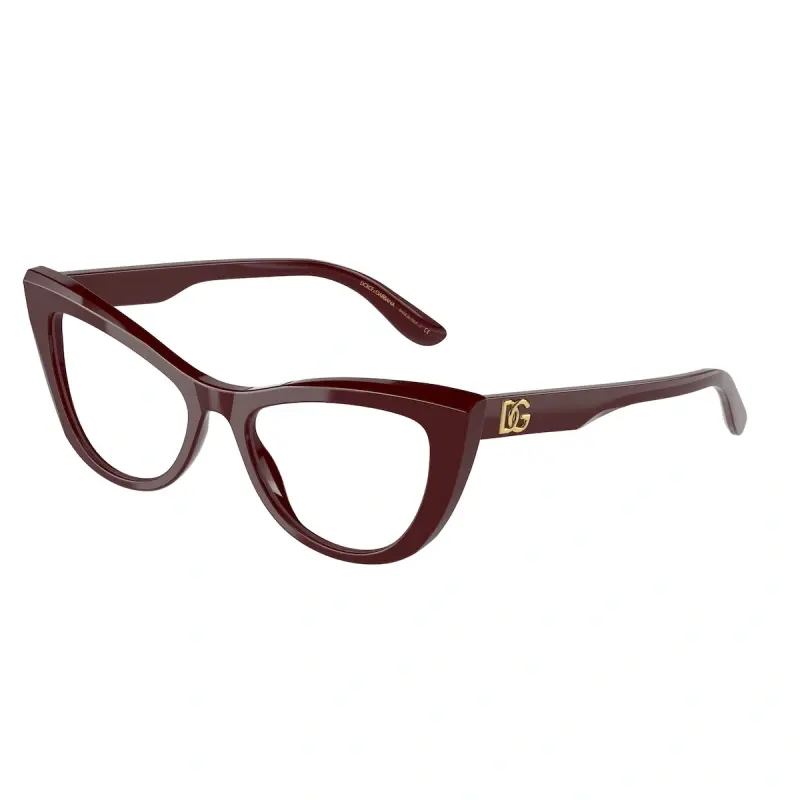 DOLCE & GABBANA Okvir za naočare 0DG3354 3091 54, Ženski, Bordo