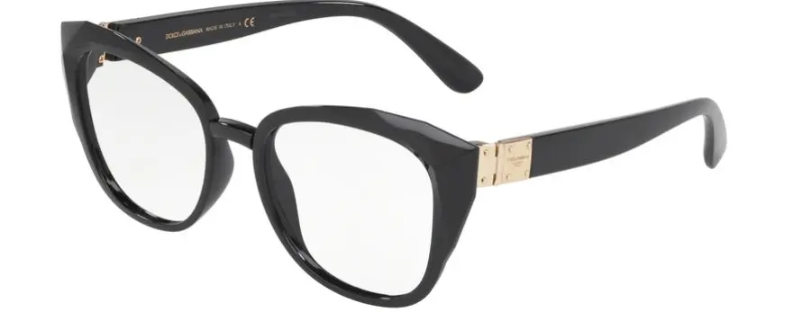 DOLCE & GABBANA Okvir za naočare 0DG5041 50151, Ženski, Crni