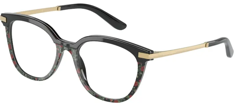 DOLCE & GABBANA Okvir za naočare 0DG3346 3317 50, Ženski, Šareni