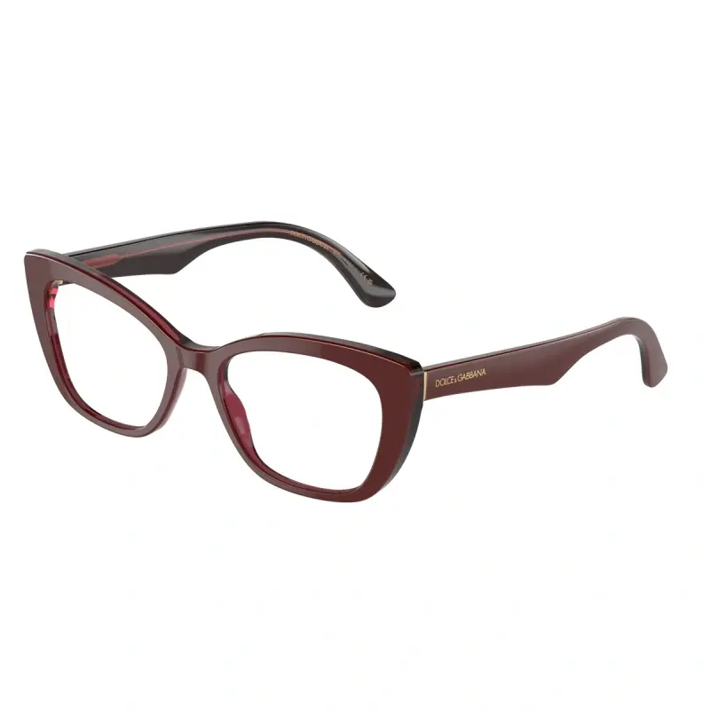 DOLCE & GABBANA Okvir za naočare 0DG3360 3247 54, Ženski, Bordo