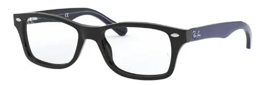 Ray Ban Okvir za naočare JUNIOR RY1531 3748 48, Dečiji, Crni