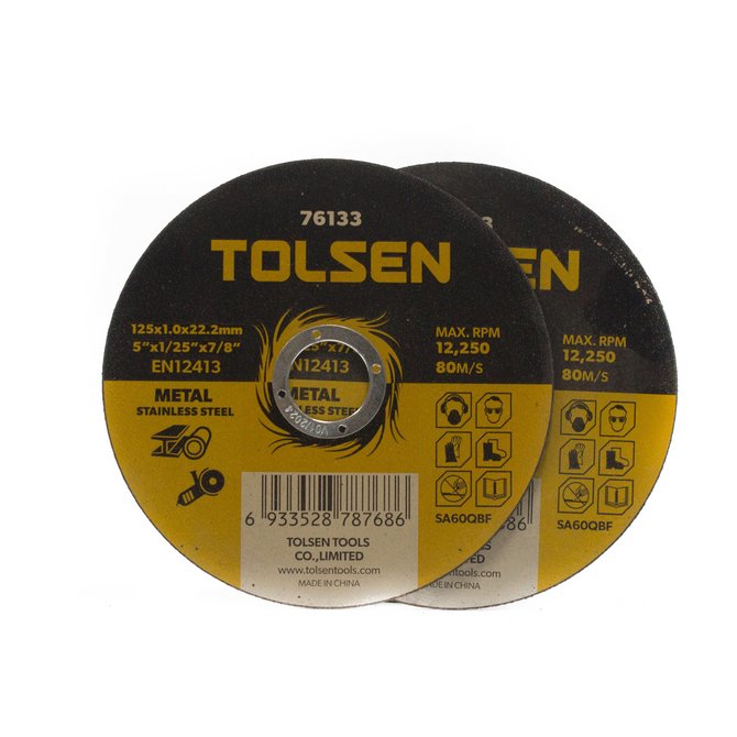 TOLSEN 76133 ravna rezna ploča 125x1x22 mm