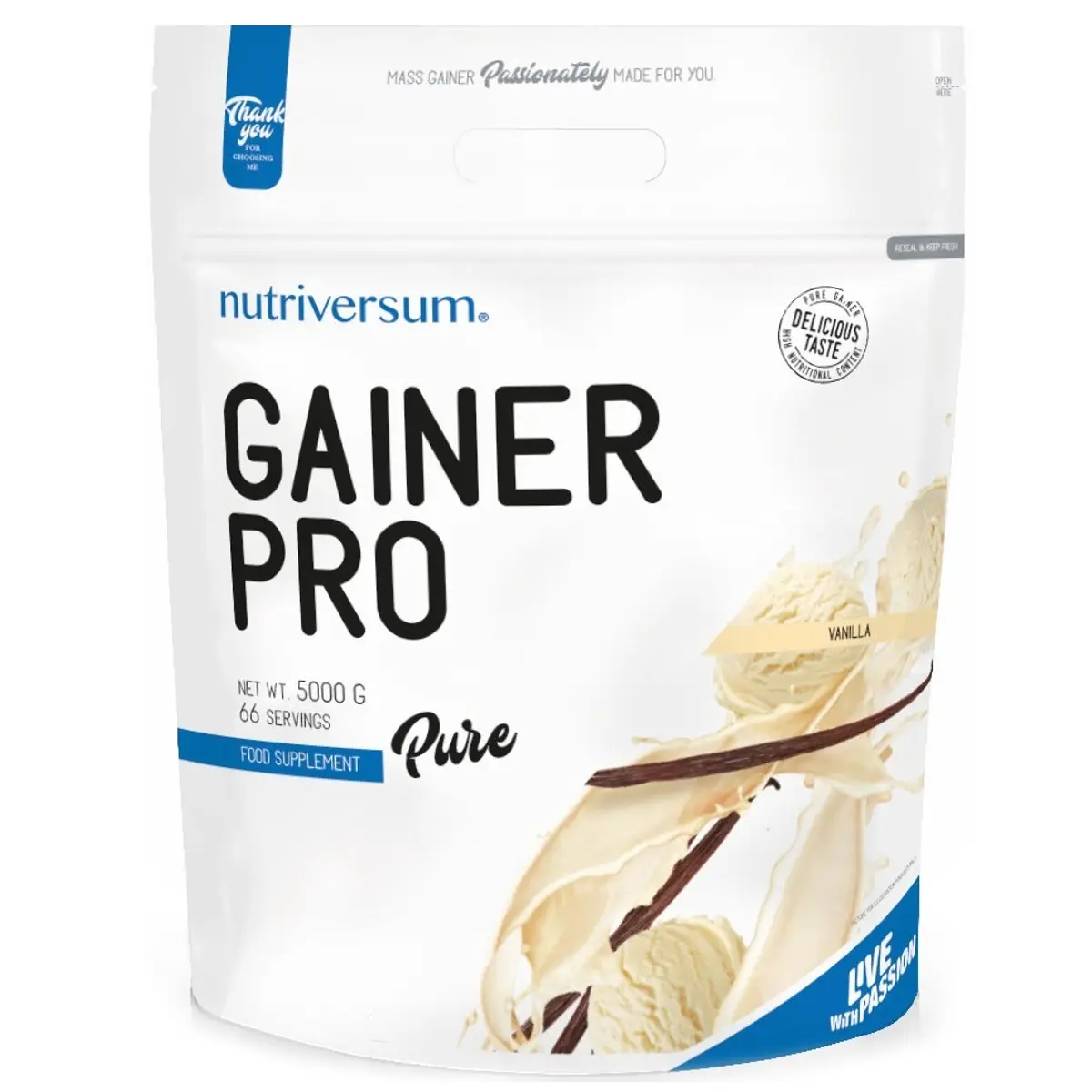 Nutriversum Gainer Pro 40% 5kg