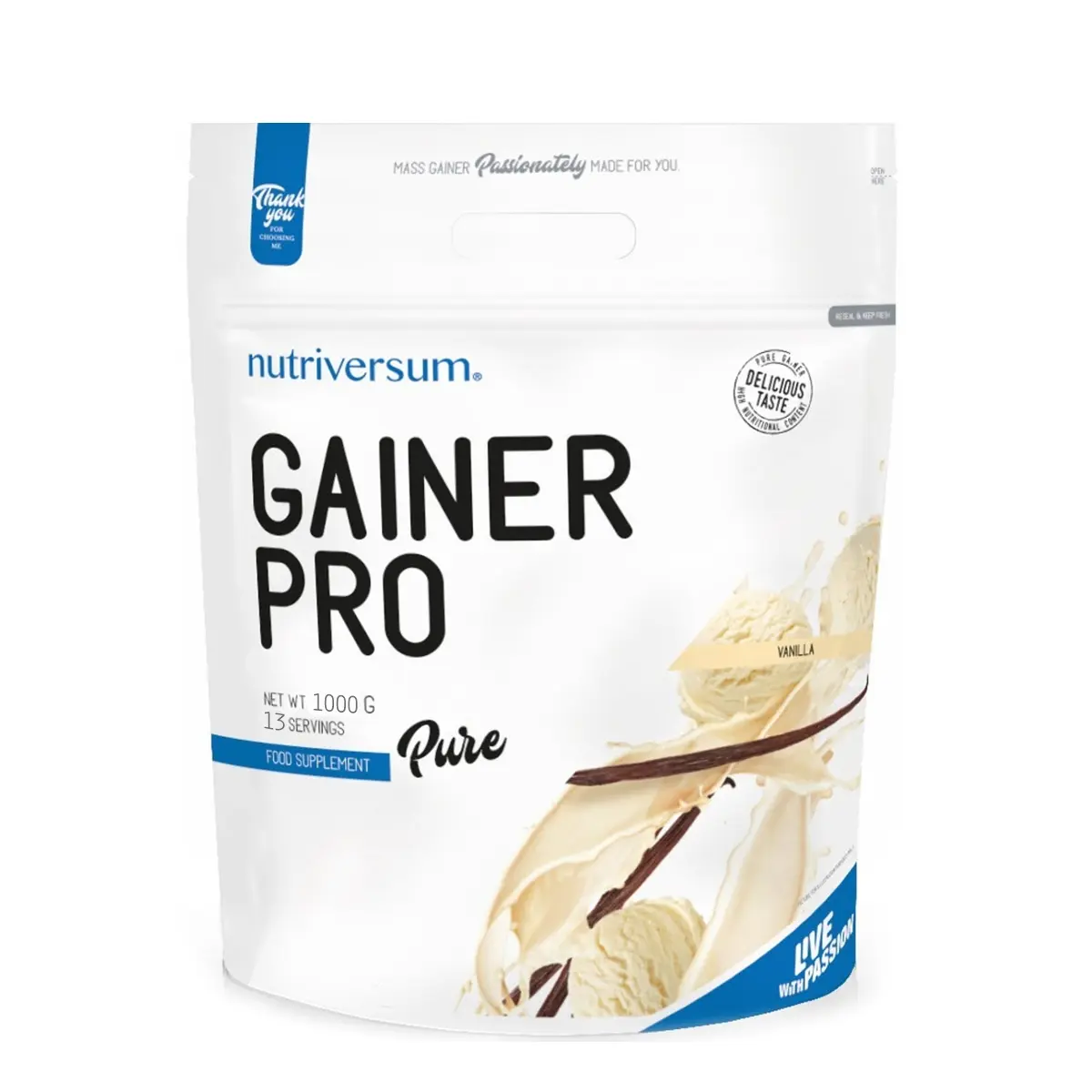 Nutriversum Gainer Pro 40% 1kg