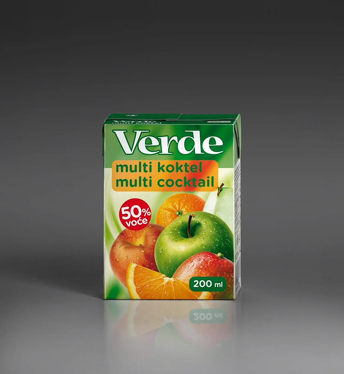 VERDE Sok Multi koktel, 0,2l