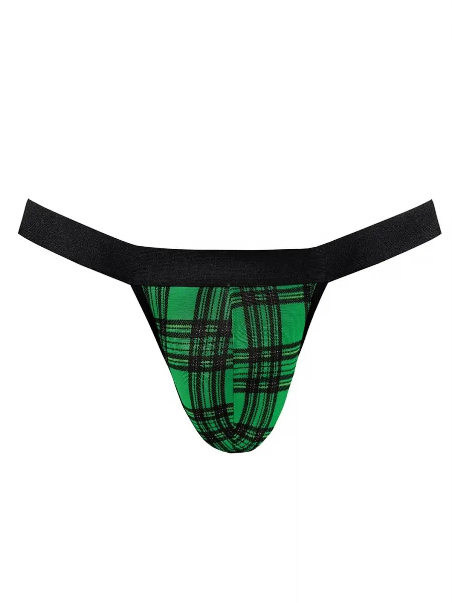 Muške gaće Magic Jock Strap, Zeleno-crne