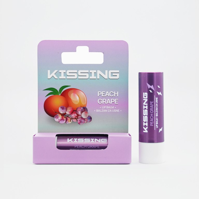 KISSING LIP BALM – PEACH GRAPE