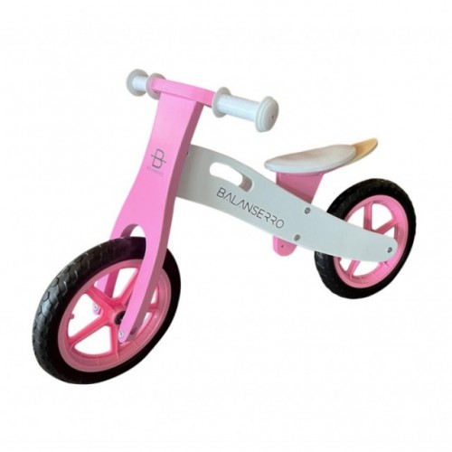 Balansero Drveni BALANCE BIKE Roze