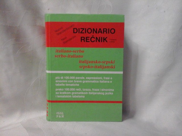 Italijansko srpski srpsko italijanski rečnik