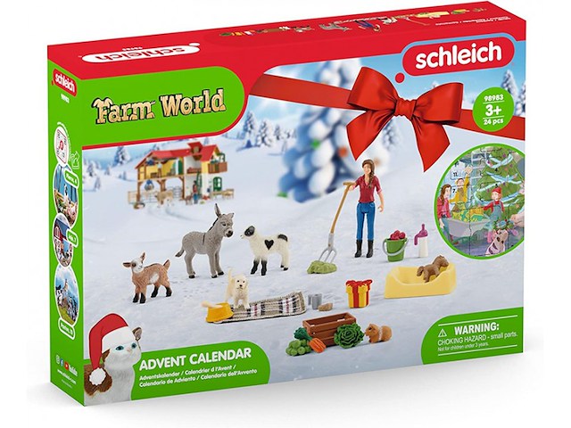 Schleich® figure Domaće životinje - Farma Božićni kalendar 98983