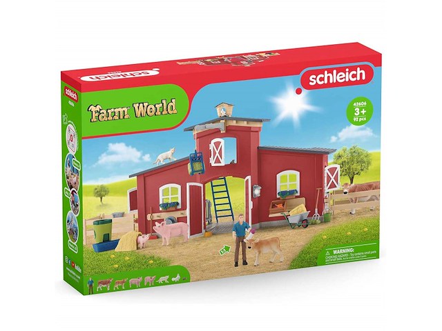 Velika štala i domaće životinje Schleich® figure 42606