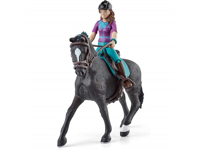 Schleich® Horse Club figure Konj sa jahačem - Lisa and Storm 42541