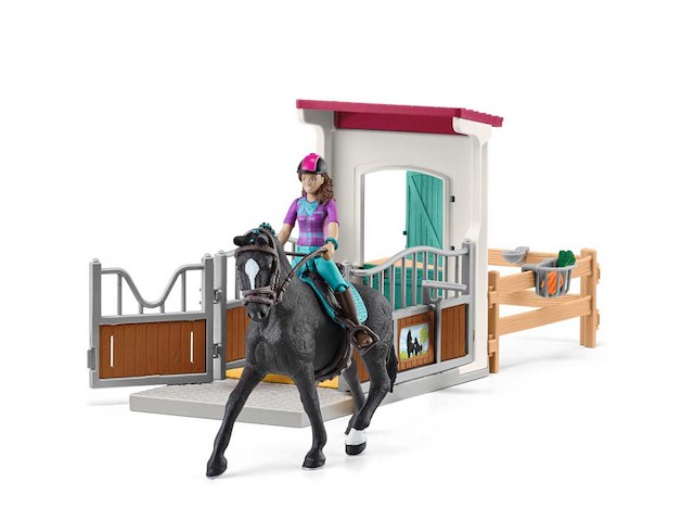 Schleich® Horse Club figure - Boks za konja i figurice Lisa and Storm 42709