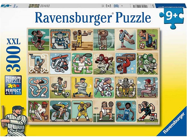 Puzzle slagalica 300 delova Sportisti Ravensburger 12977