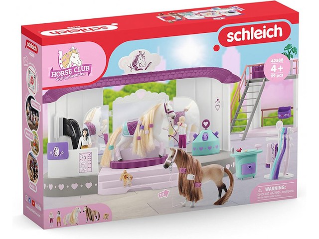 Schleich® Horse Club figurice - Salon za ulepšavanje konja 42588