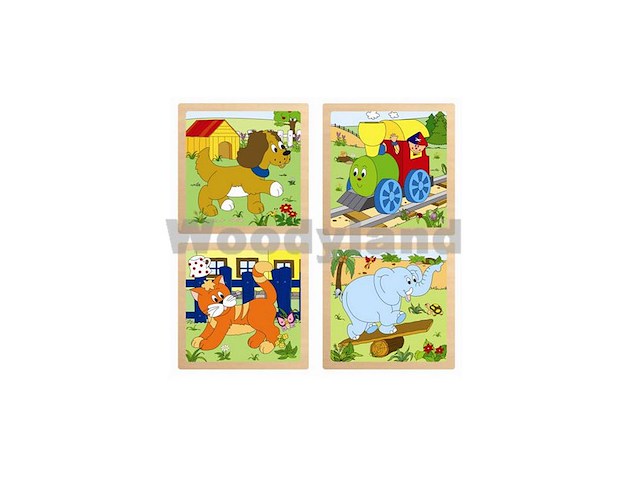 WoodyLand Puzzle Veselo se kreće  93017