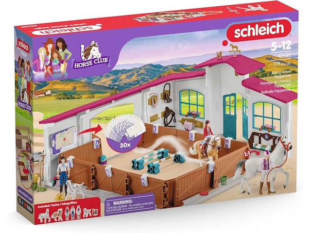 Schleich® Horse Club Figure Arena za jahanje sa konjima Peppertree 42639