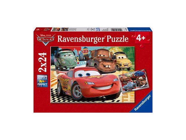 Ravensburger puzzle Dečije puzle - 2x24 - Disney - PIXAR - Cars na okupu   2x24 dela RA08959