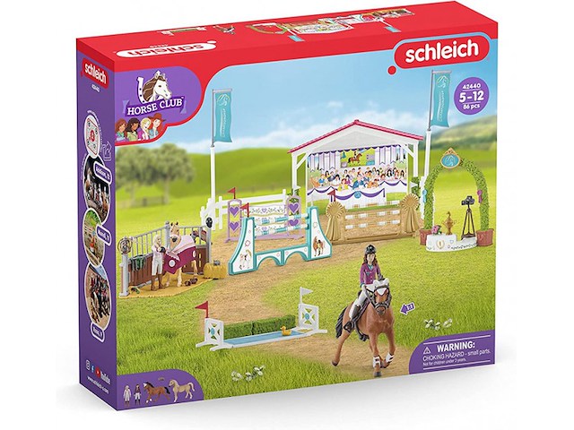 Schleich figurice Domaće životinje - Konji - Prijateljski turnir u jahanju 42440