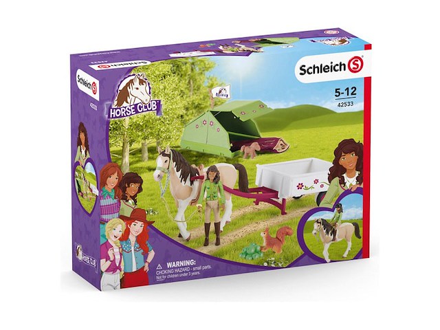 Schleich figurice Konji -  Kampovanje s konjem 42533